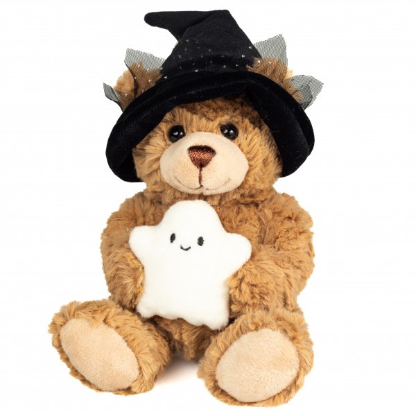 Hermann Halloween Teddy bear with Ghost Soft brown woven plush teddy ...