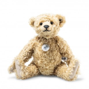 Steiff teddy bear replica 1907. Fully jointed in finest wavy brown ...